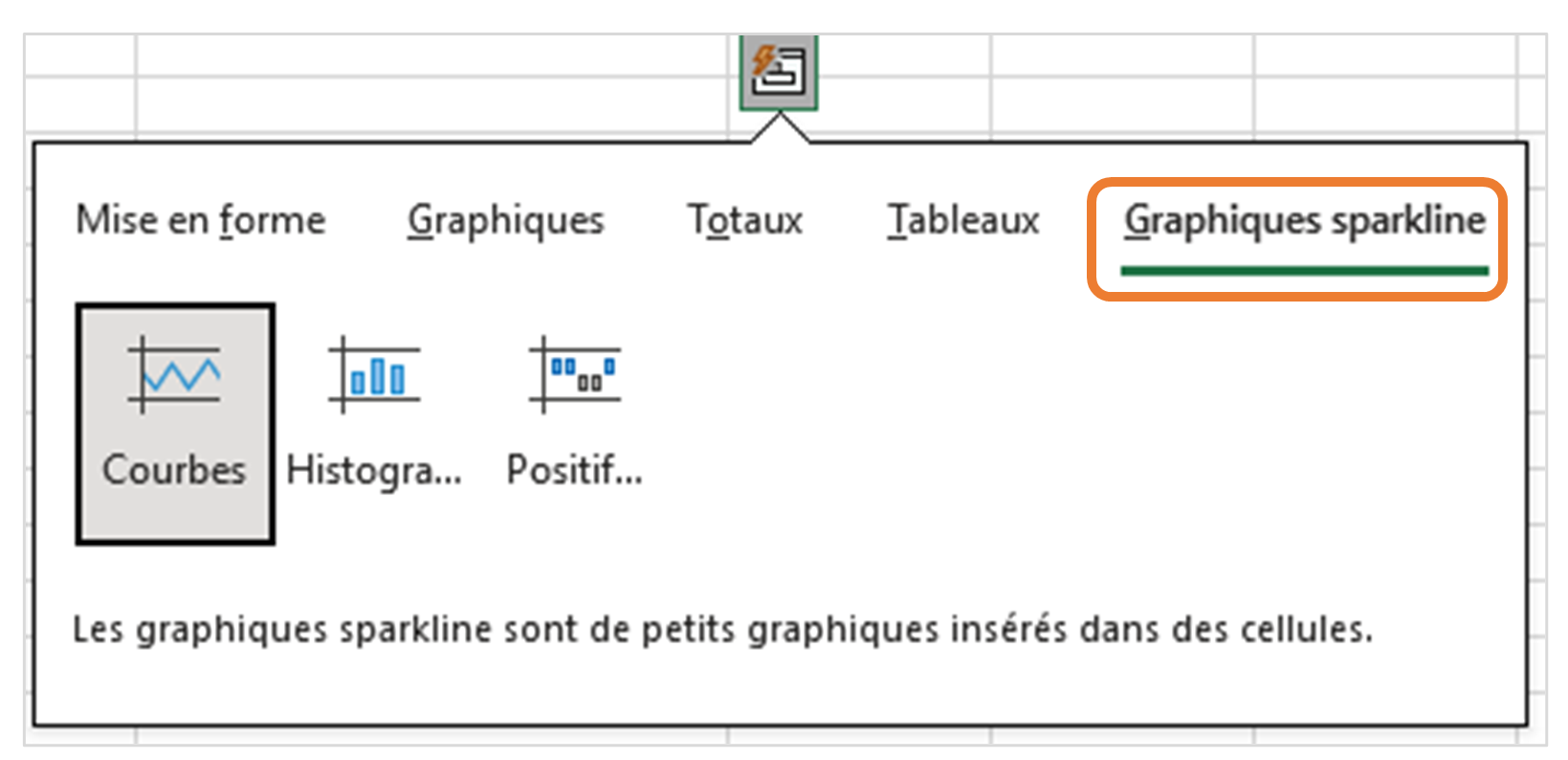 Excel - les graphiques sparkline pour analyser les tendances | ATEFI ...